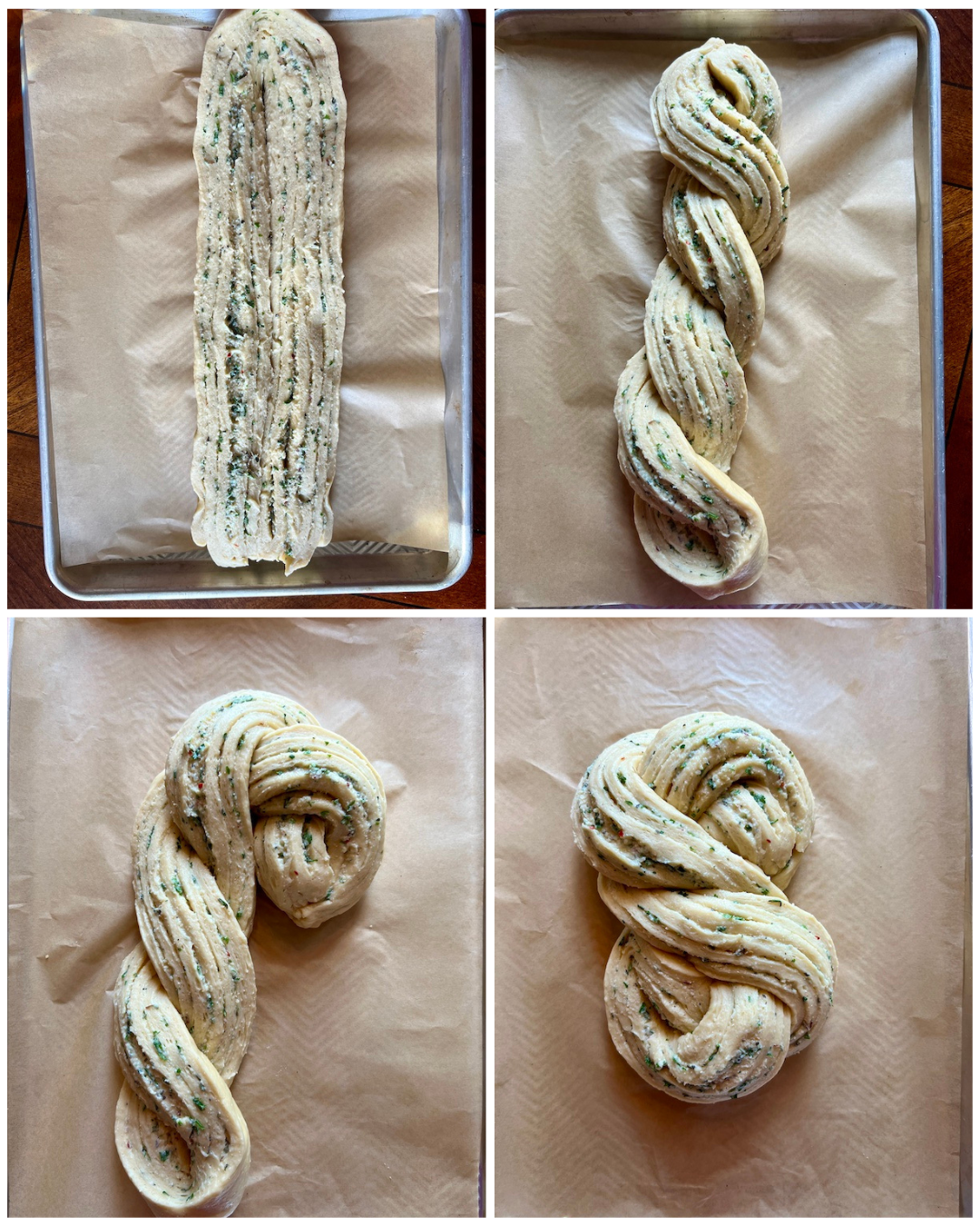 Garlic Herb Swirl Bread - Mel and Boys Kitchen